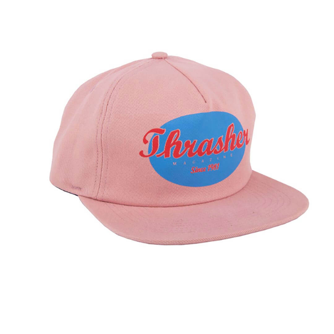 Boné Oval Script Logo Snapback Thrasher Magazine