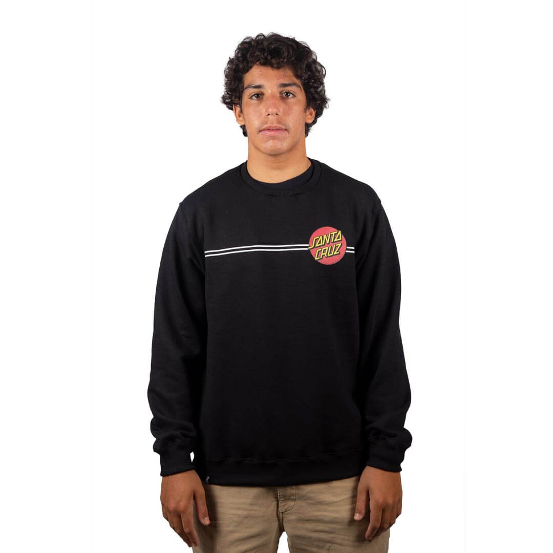 Moletom Sem Capuz Classic Dot Santa Cruz