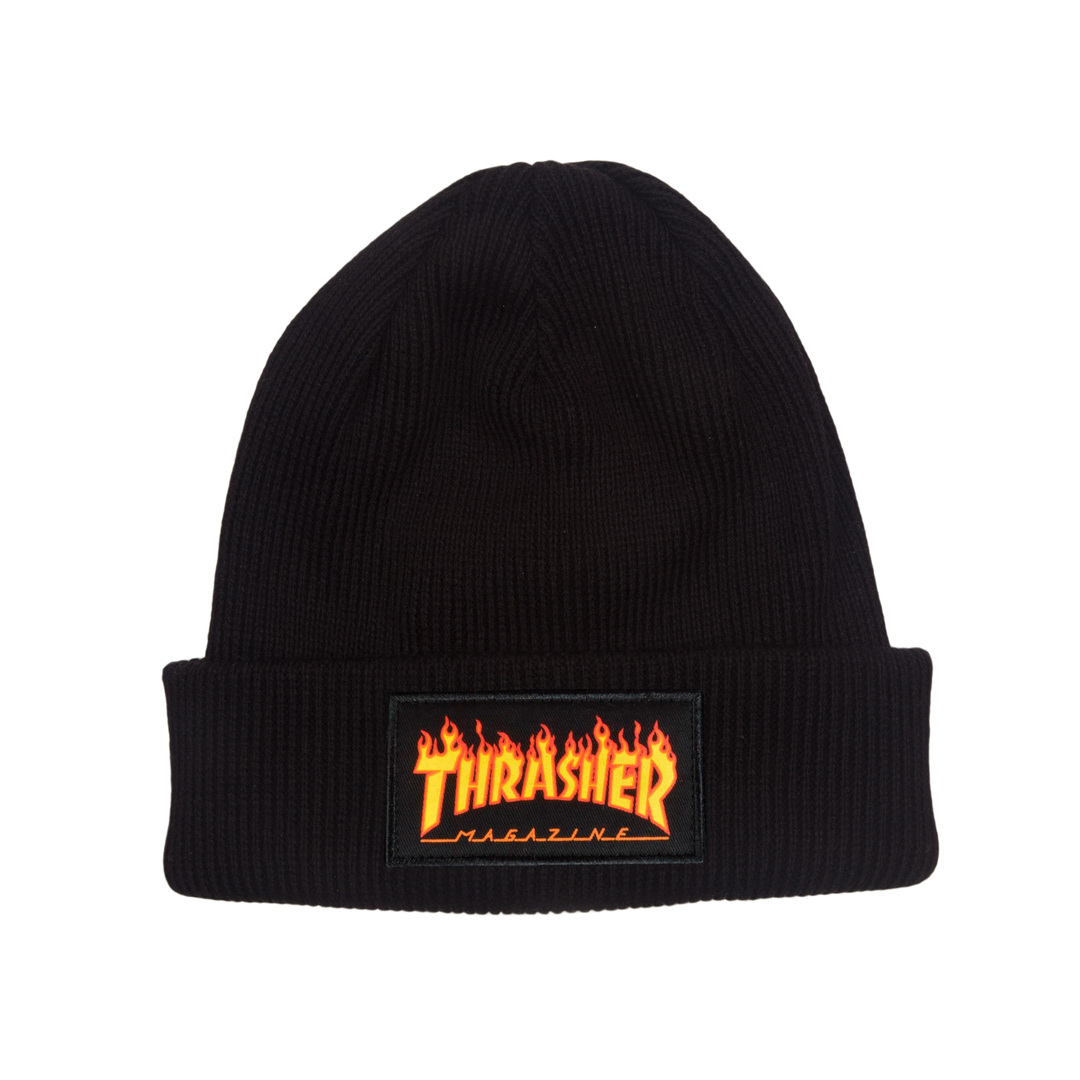 Touca Flame Patch Beanie Thrasher